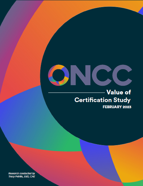 Value of Certification | ONCC